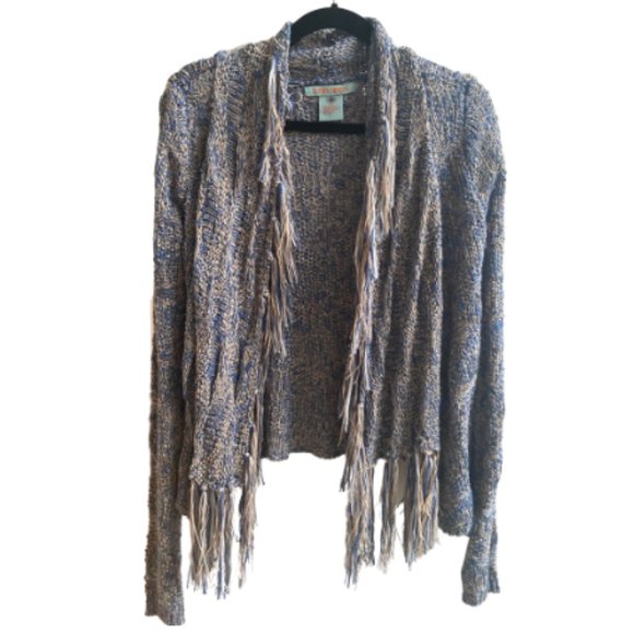 Flying Tomato | Sweaters | Flying Tomato Fringed Openfront Sweater Size ...